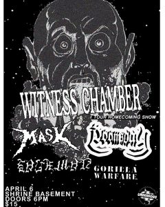 WITNESS CHAMBER | Duck Club Presents